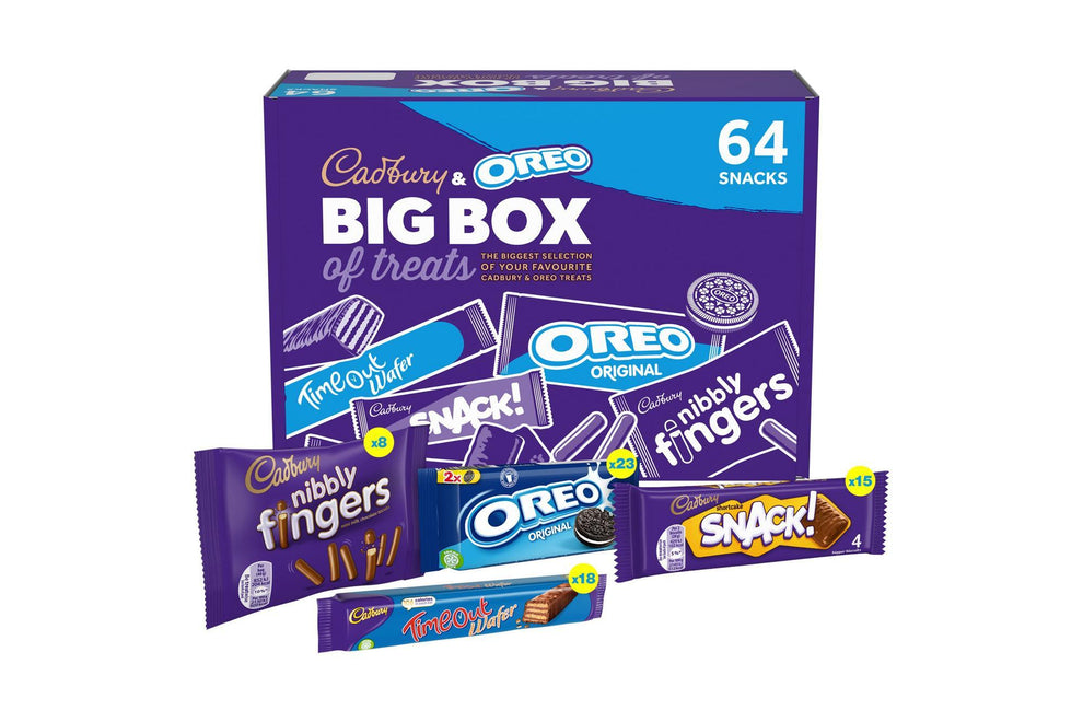 Cadbury & OREO Big Box of Treats - Individually Wrapped Snacks (Box of ...
